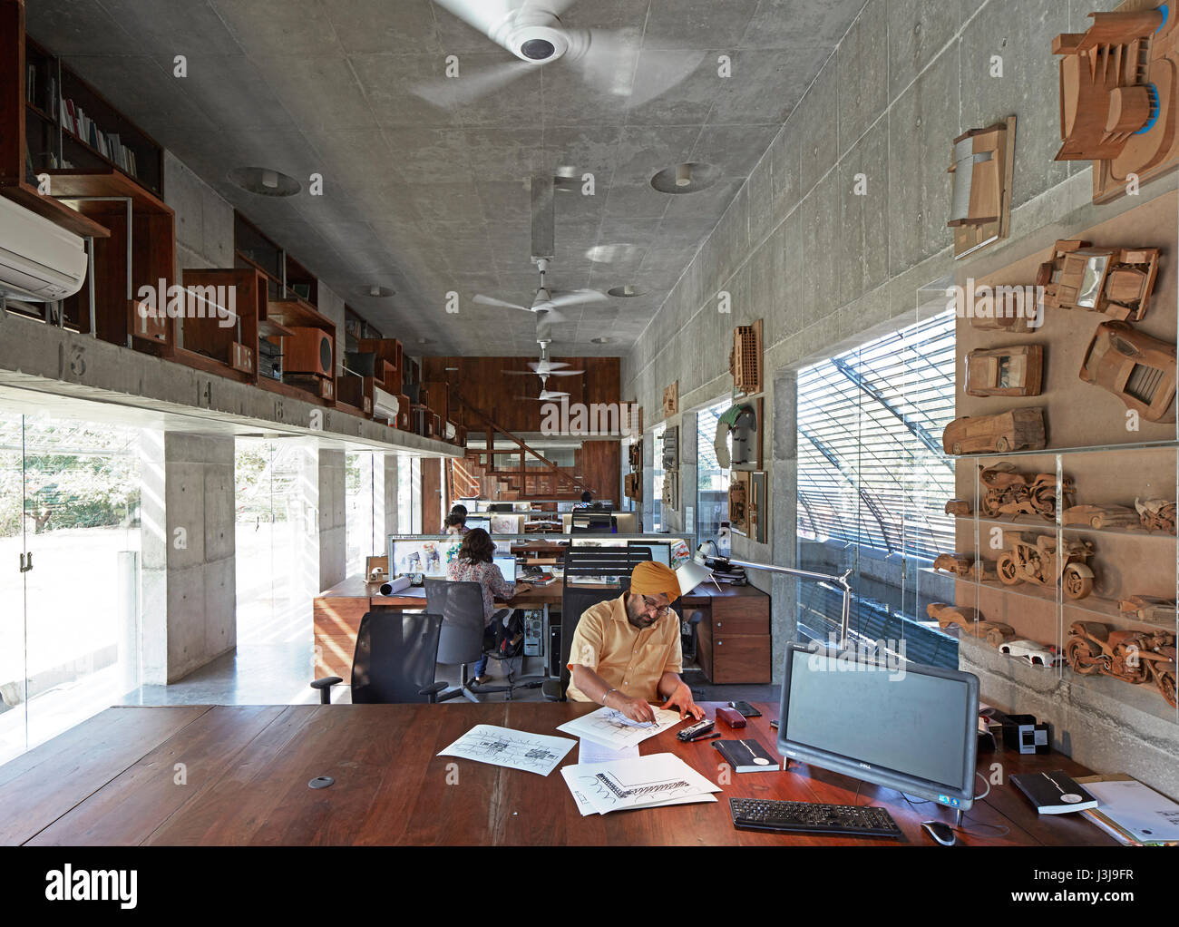 Interior studio view with design principle, Gurjit Matharoo, in ...