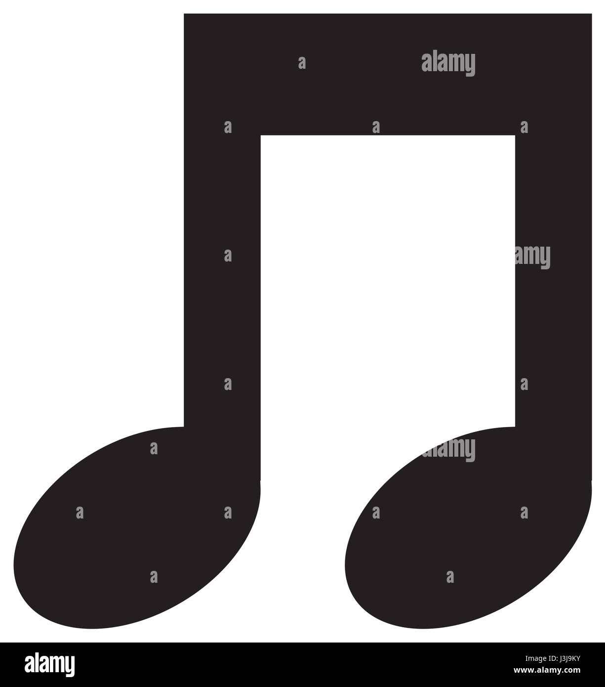 Music note symbol Stock Vector Image & Art - Alamy