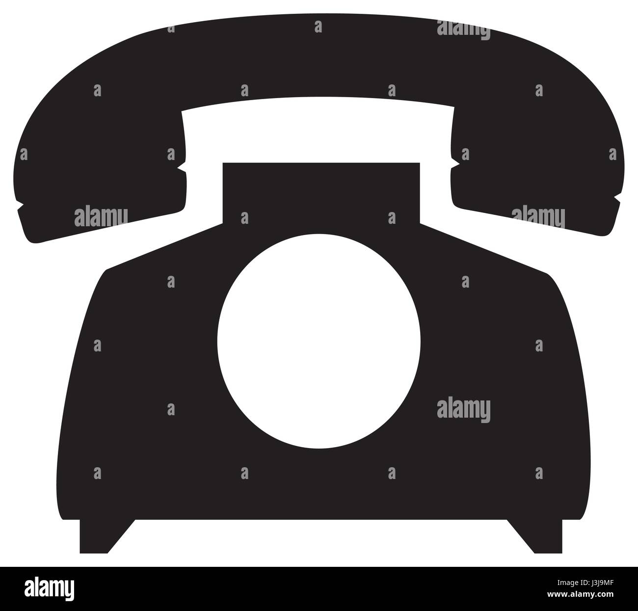 Telephone communication device Stock Vector Image & Art - Alamy