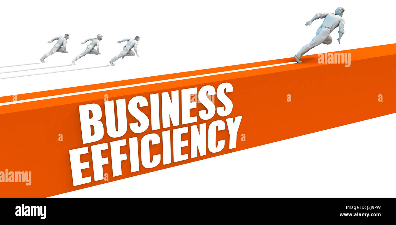 Business Efficiency Express Lane with Business People Running Stock ...