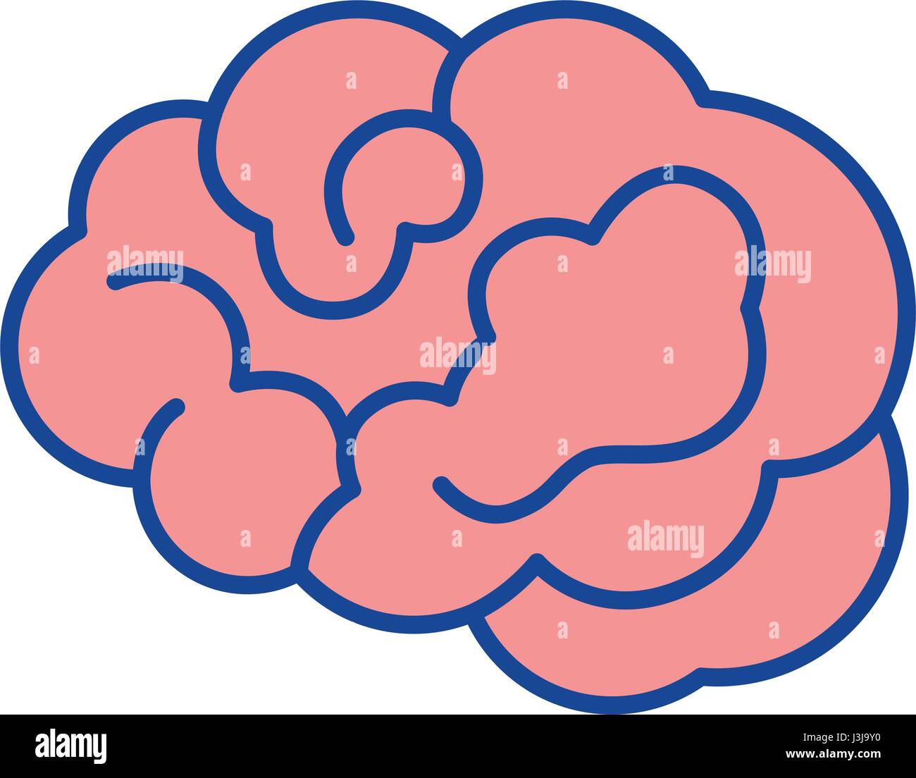 Human brain symbol Stock Vector Image & Art - Alamy