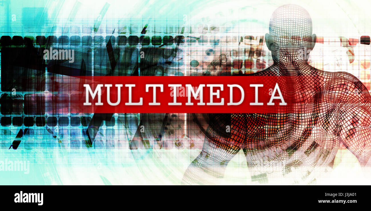 Multimedia Sector with Industrial Tech Concept Art Stock Photo - Alamy