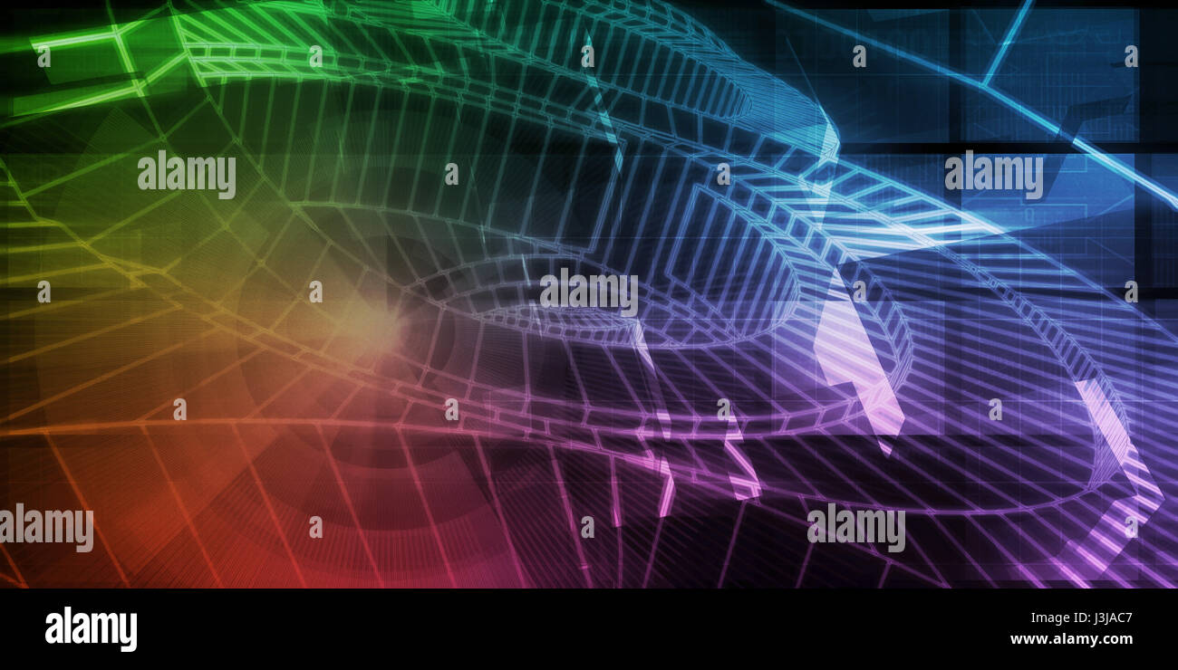 Flow of Digital Information and Data on the Internet Stock Photo - Alamy