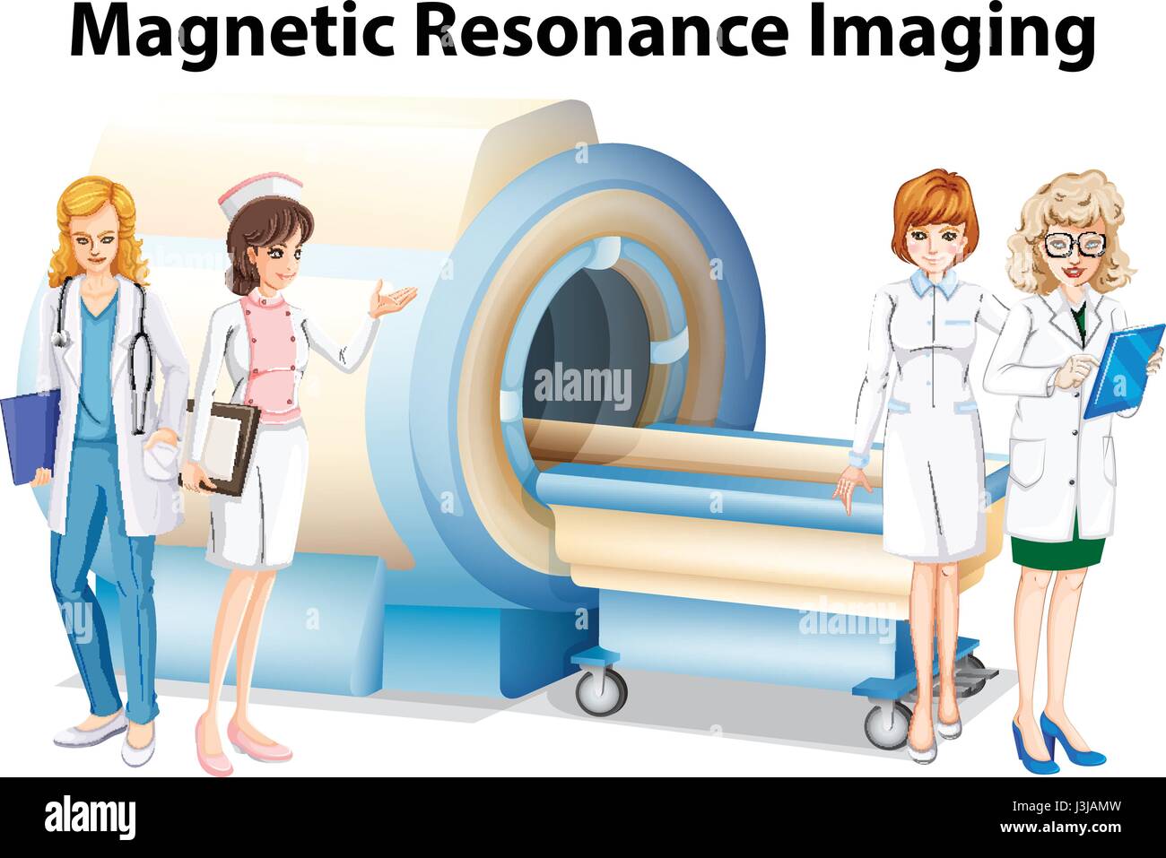 Magnetic resonance imaging vector vectors hi-res stock photography and images - Alamy