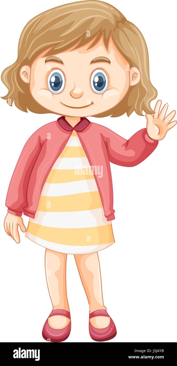 Girls Jacket Clipart