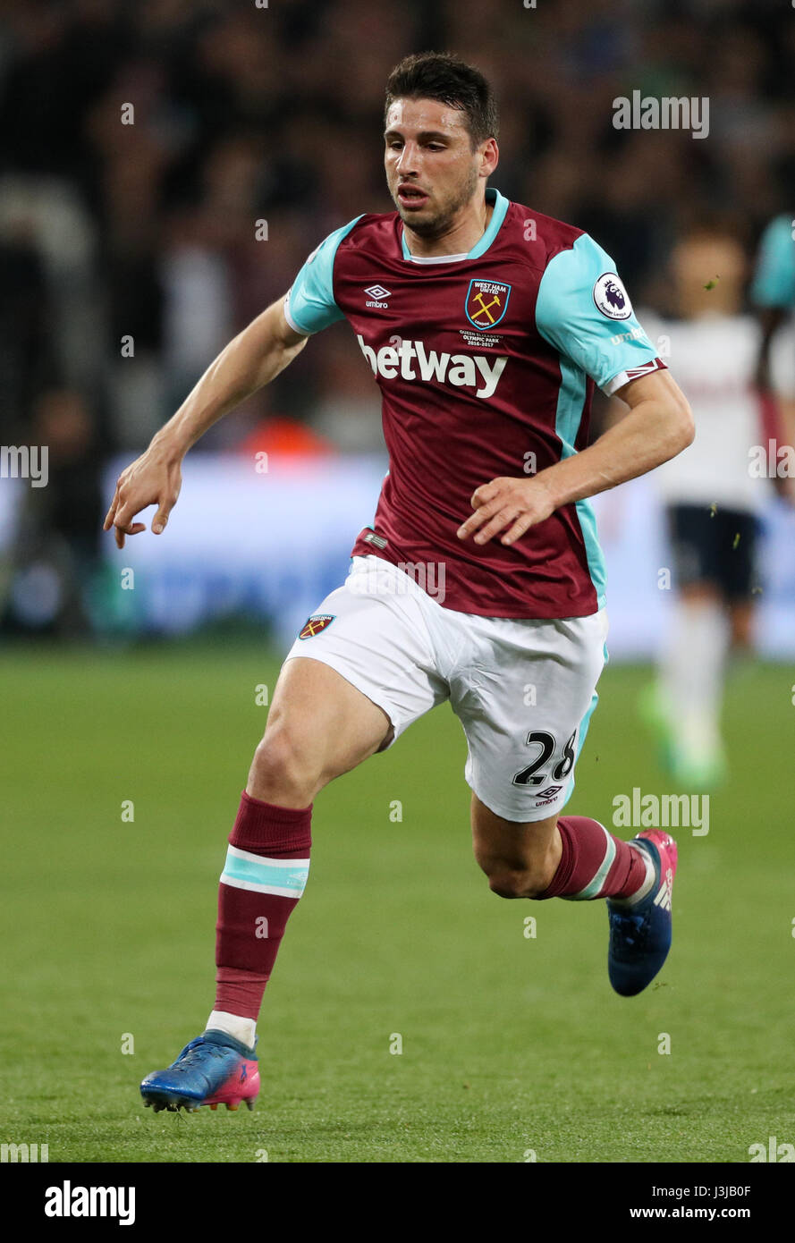 West Ham United's Jonathan Calleri during the Premier League match at ...