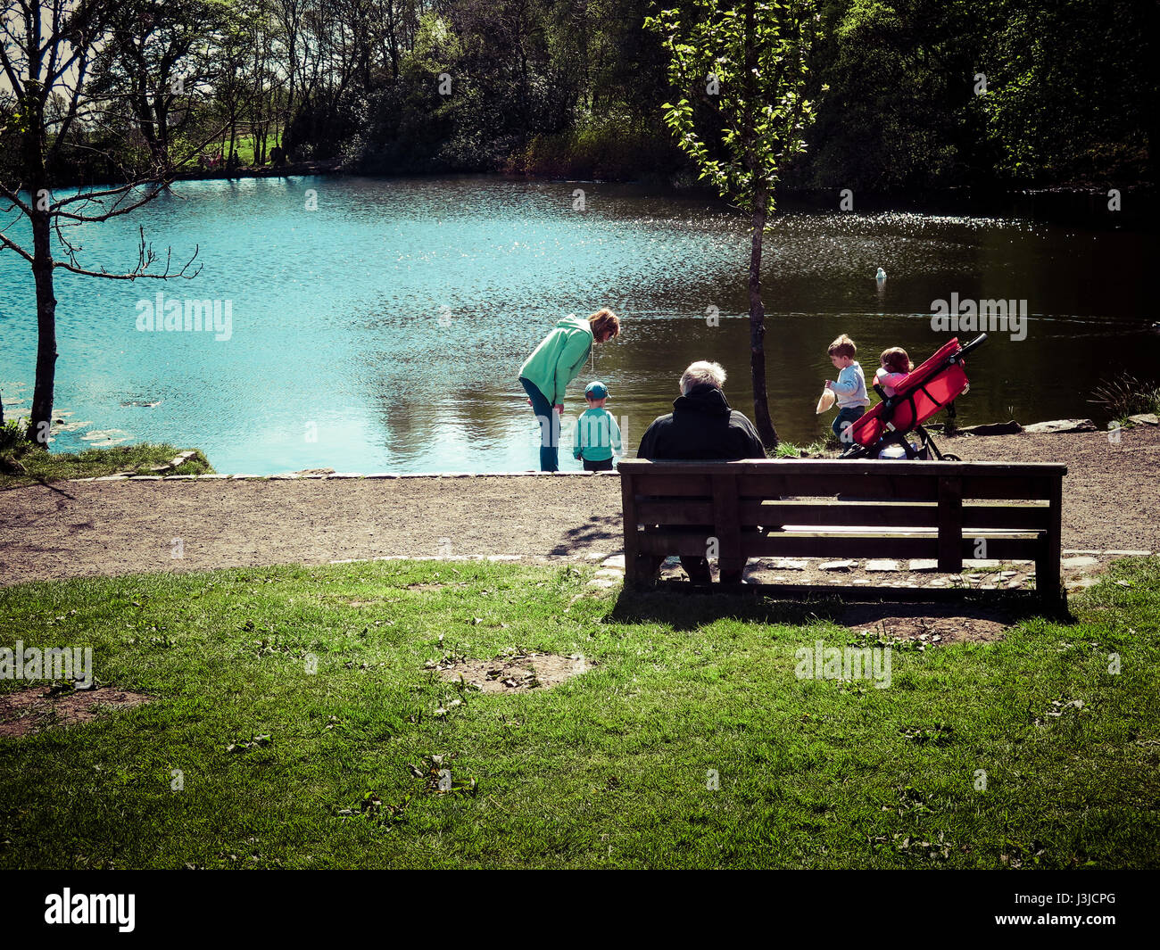 Craigend Pond Mugdock Country Park Milngavie Glasgow Stock Photo - Alamy