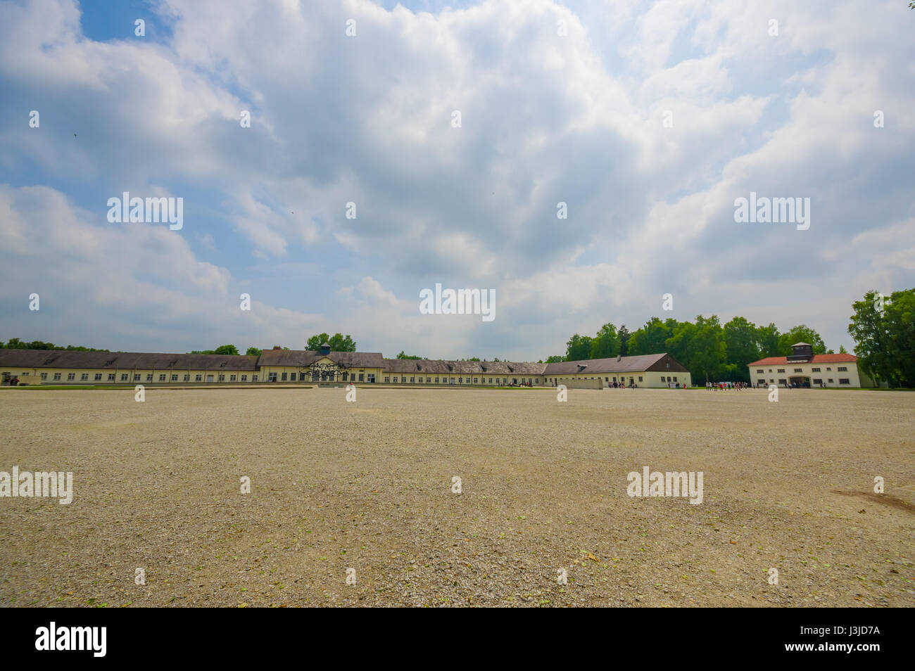 Buildings inside auschwitz nazi concentration hi-res stock photography ...