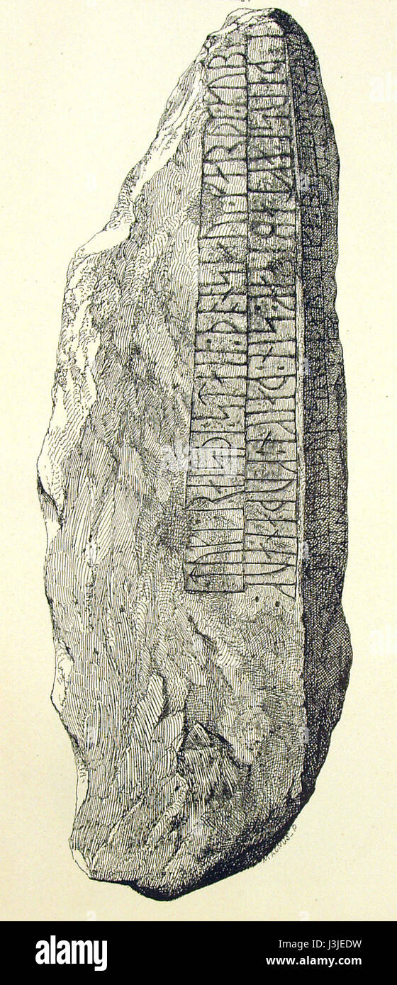 Gunderup stenen, a historical stone monument from Denmark, is known for ...