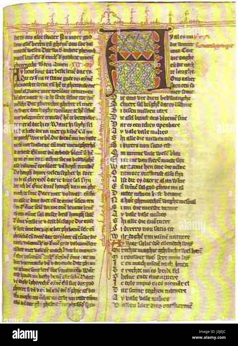 Hadewijch was a medieval mystic and poet. This manuscript, identified ...