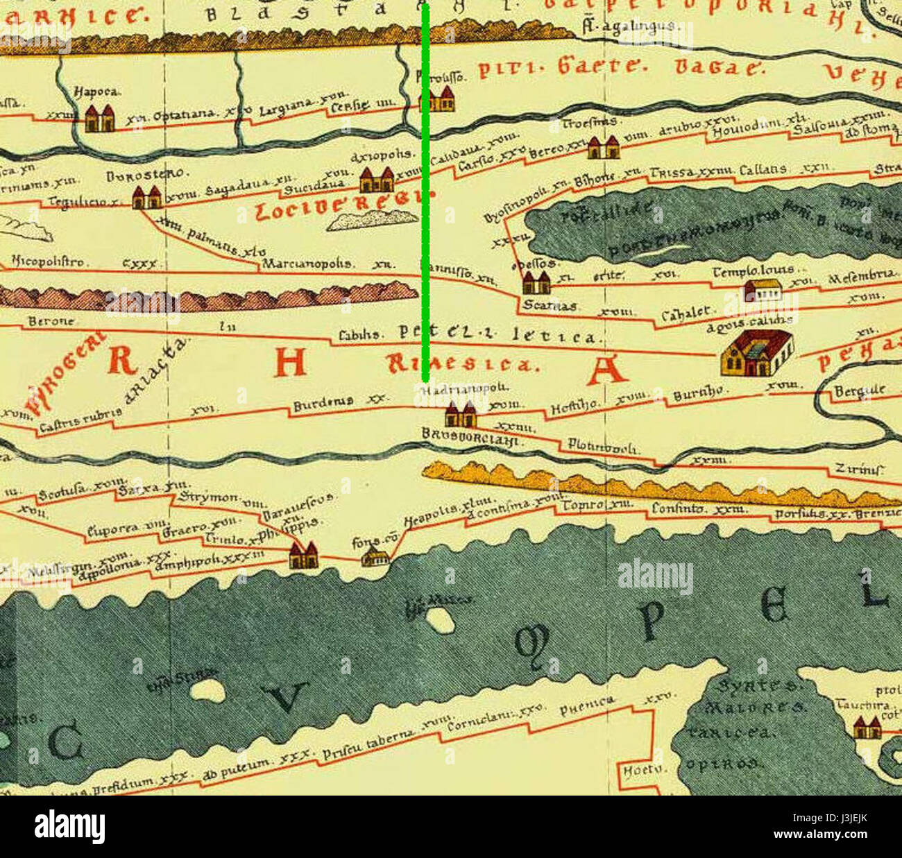 Edirne map hi-res stock photography and images - Alamy