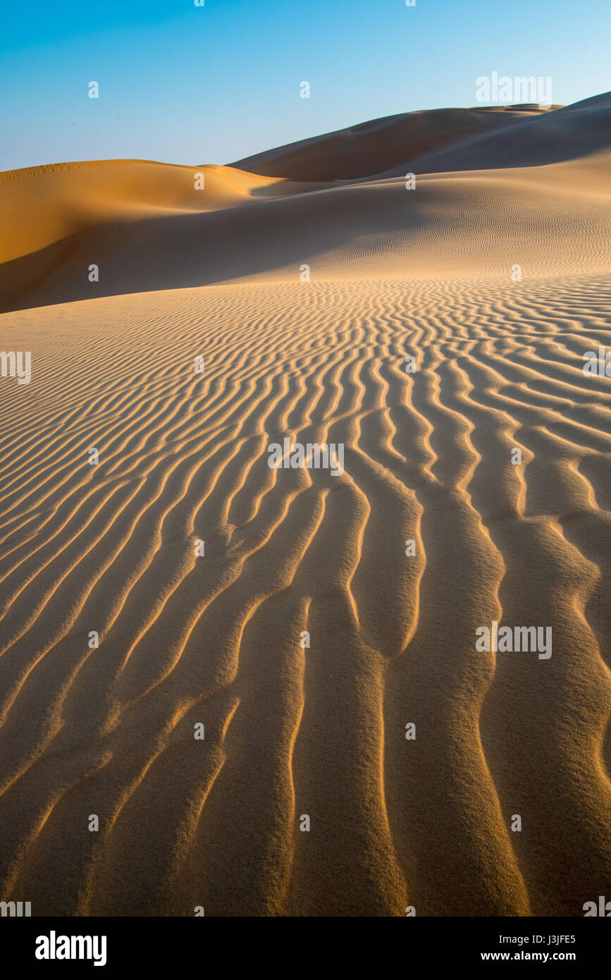 Liwa Oasis, Abu Dhabi , United Arab Emirates -, vast desert landscape ...