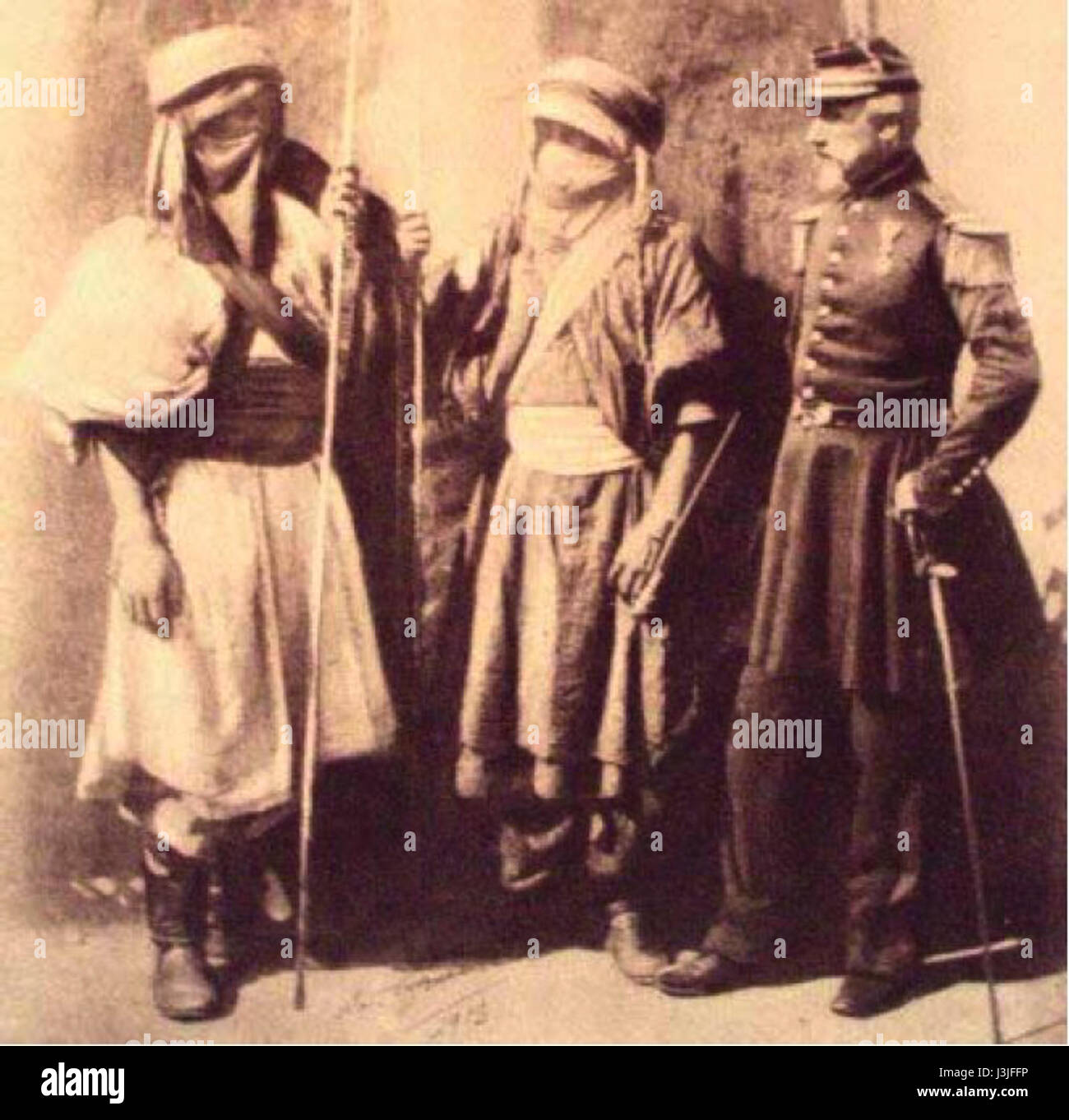 A depiction of the Touareg people, an ethnic group indigenous to the ...