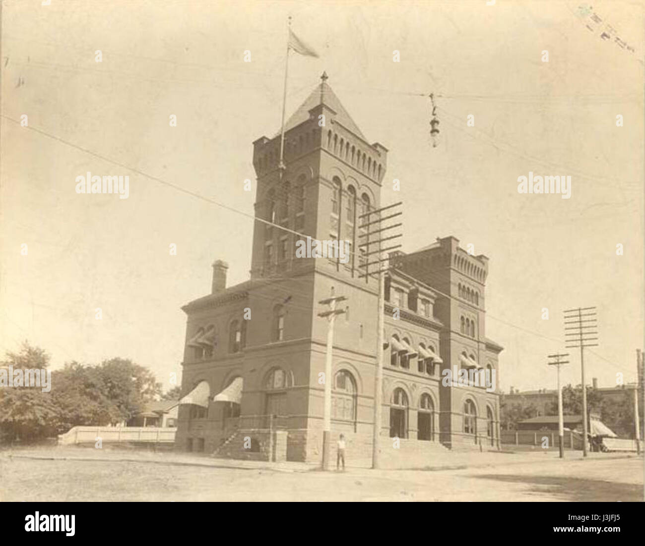 Greenville City Hall 1892 Stock Photo - Alamy