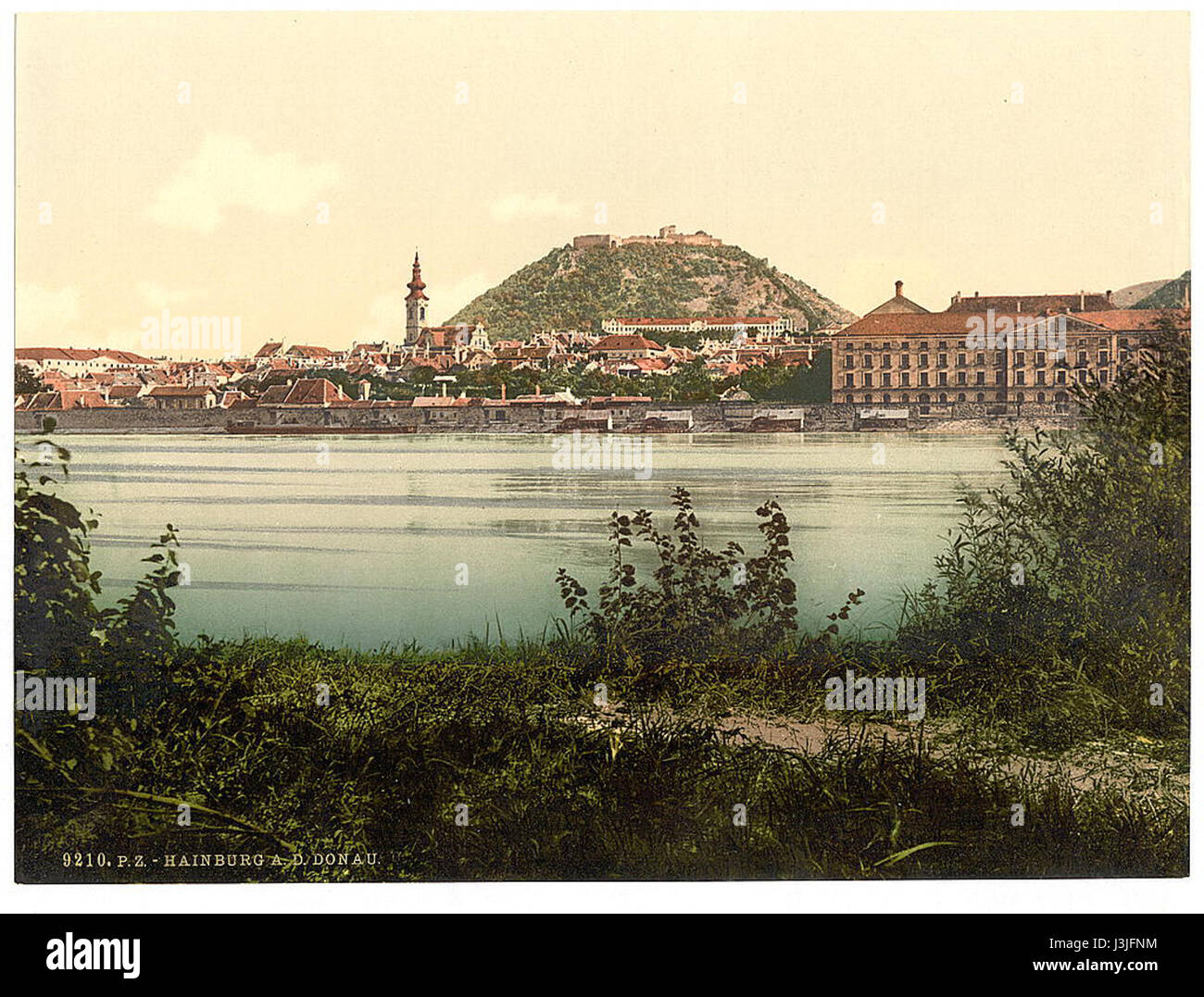 Hainburg, located on the Danube River in Austria, is a historic town ...