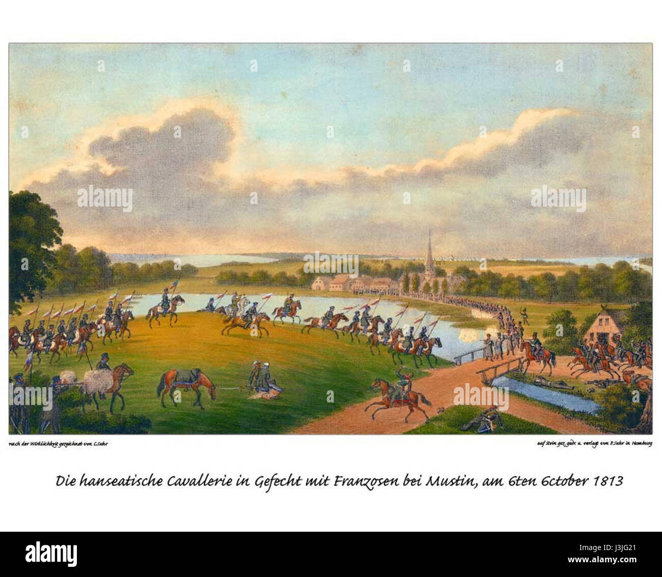 Hanseatische Kavallerie 1813 Stock Photo - Alamy