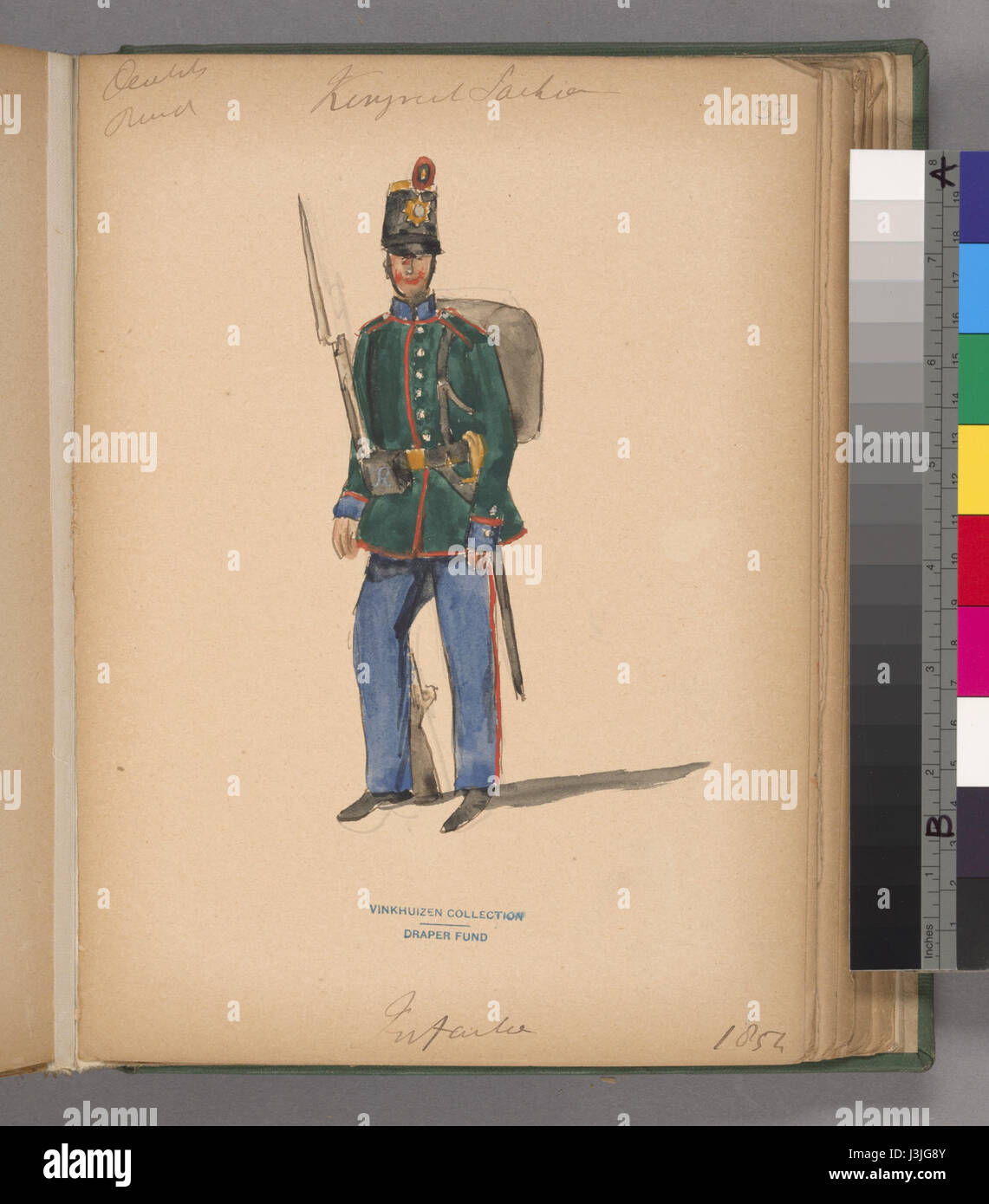 A historical document from Germany, 1852-1854, capturing key moments ...