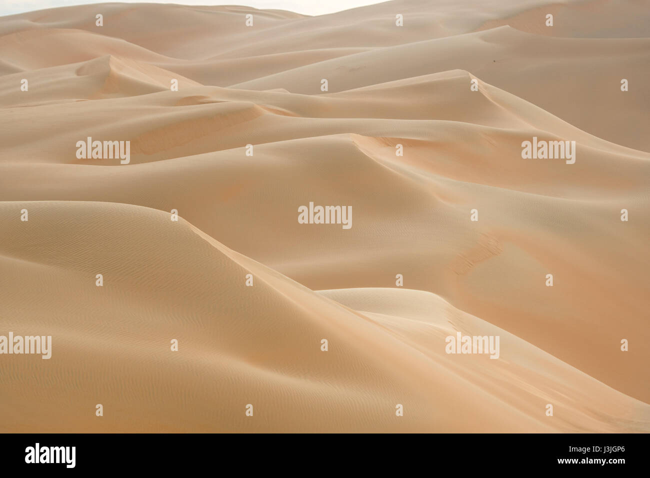 Liwa Oasis, Abu Dhabi , United Arab Emirates -i; sand dunes in desert ...