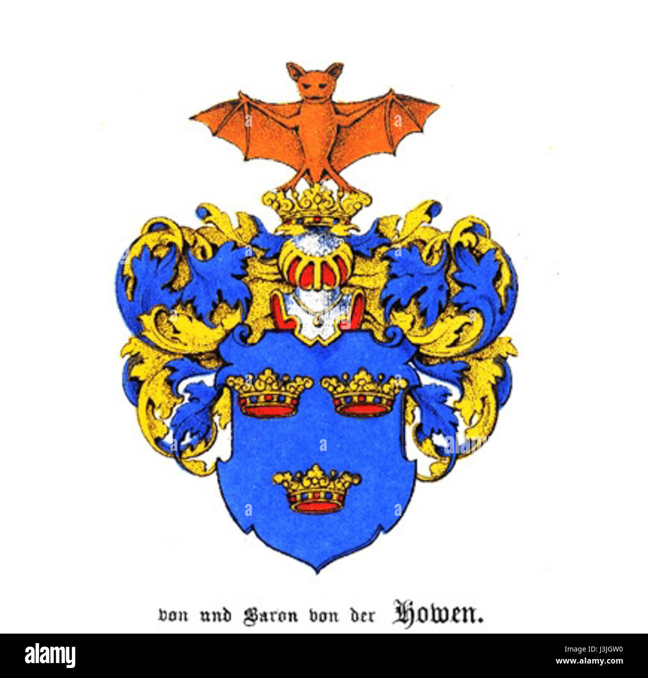 The 'Howen Wappen Klingspor' is a heraldic emblem representing a family ...