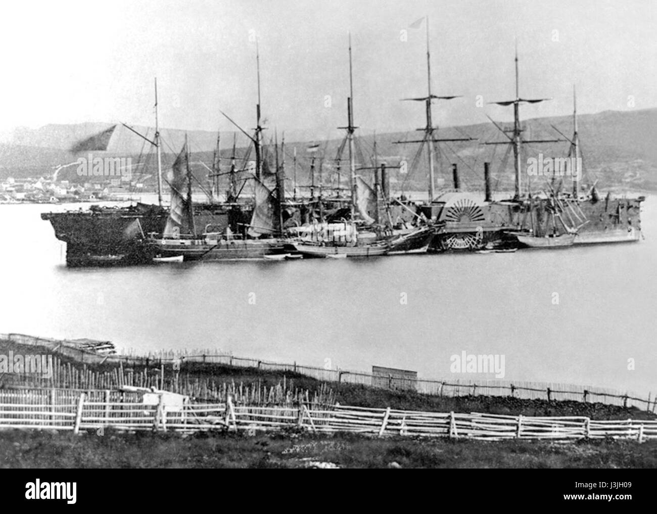 The Great Eastern, a famous 19th-century British ship, launched in 1858 ...