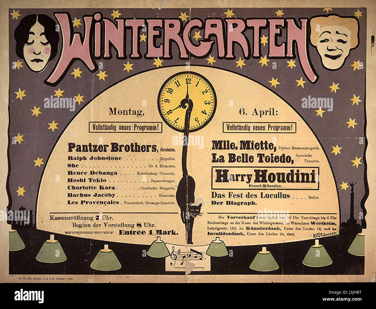 The Houdini Wintergarten refers to the famous magician Harry Houdini's ...