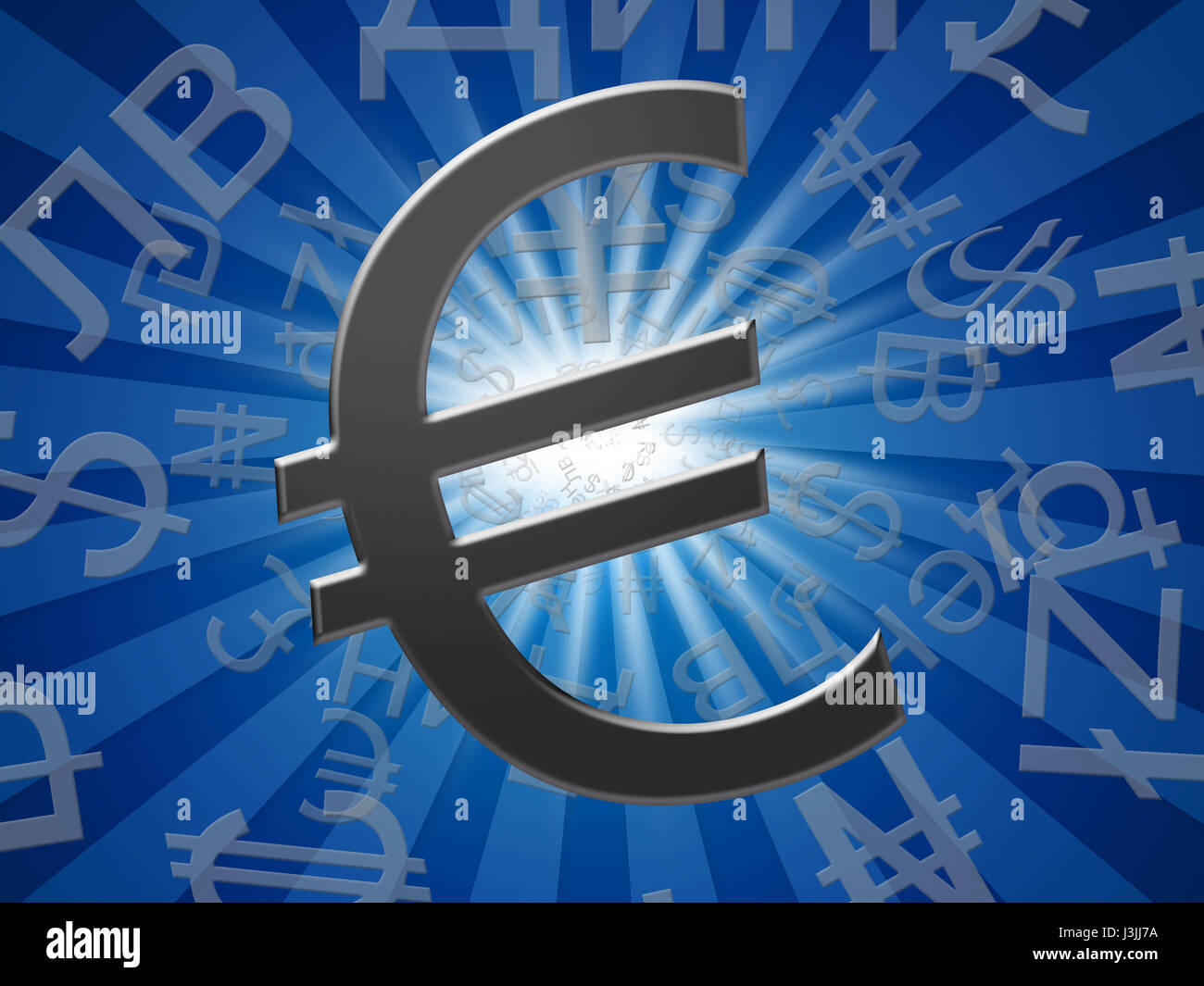 Euro Symbol ShowsEuropean Forex Tablet 3d Illustration Stock Photo - Alamy