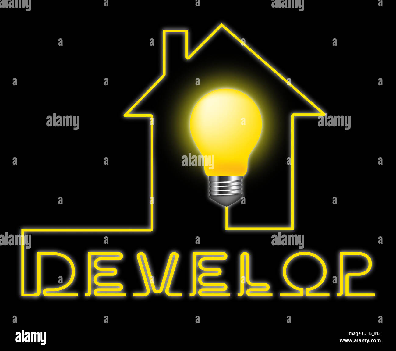 Develop Light Representing Success Evolution And Progress Stock Photo - Alamy