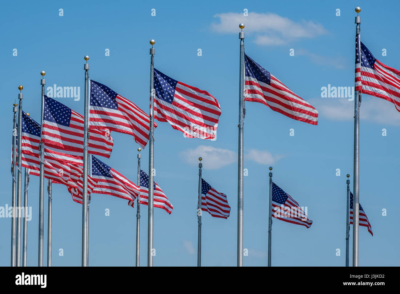 Multiple flags waving hi-res stock photography and images - Alamy