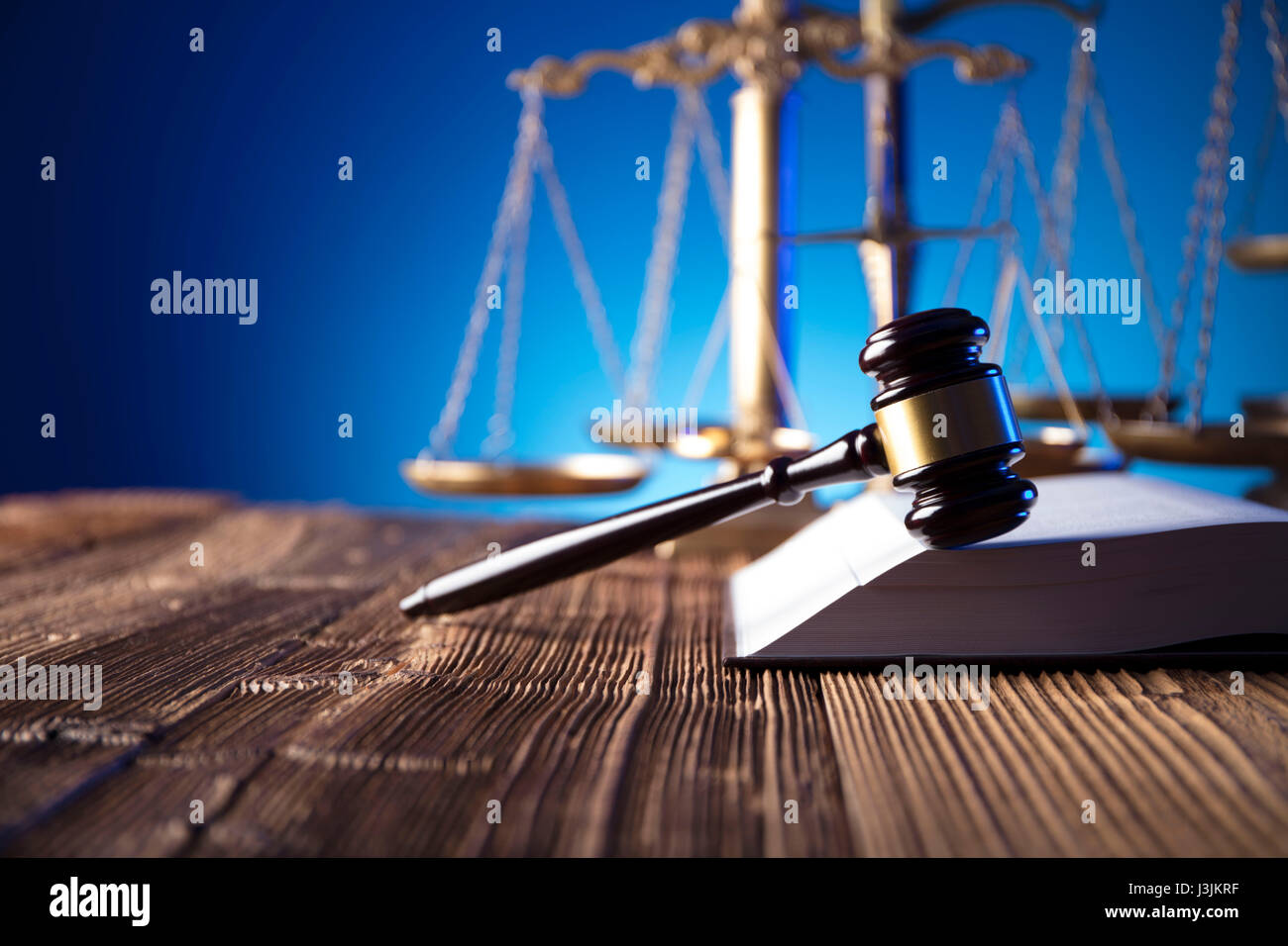 Lawyer, counselor office. Consultation with a lawyer concept. Gavel of ...