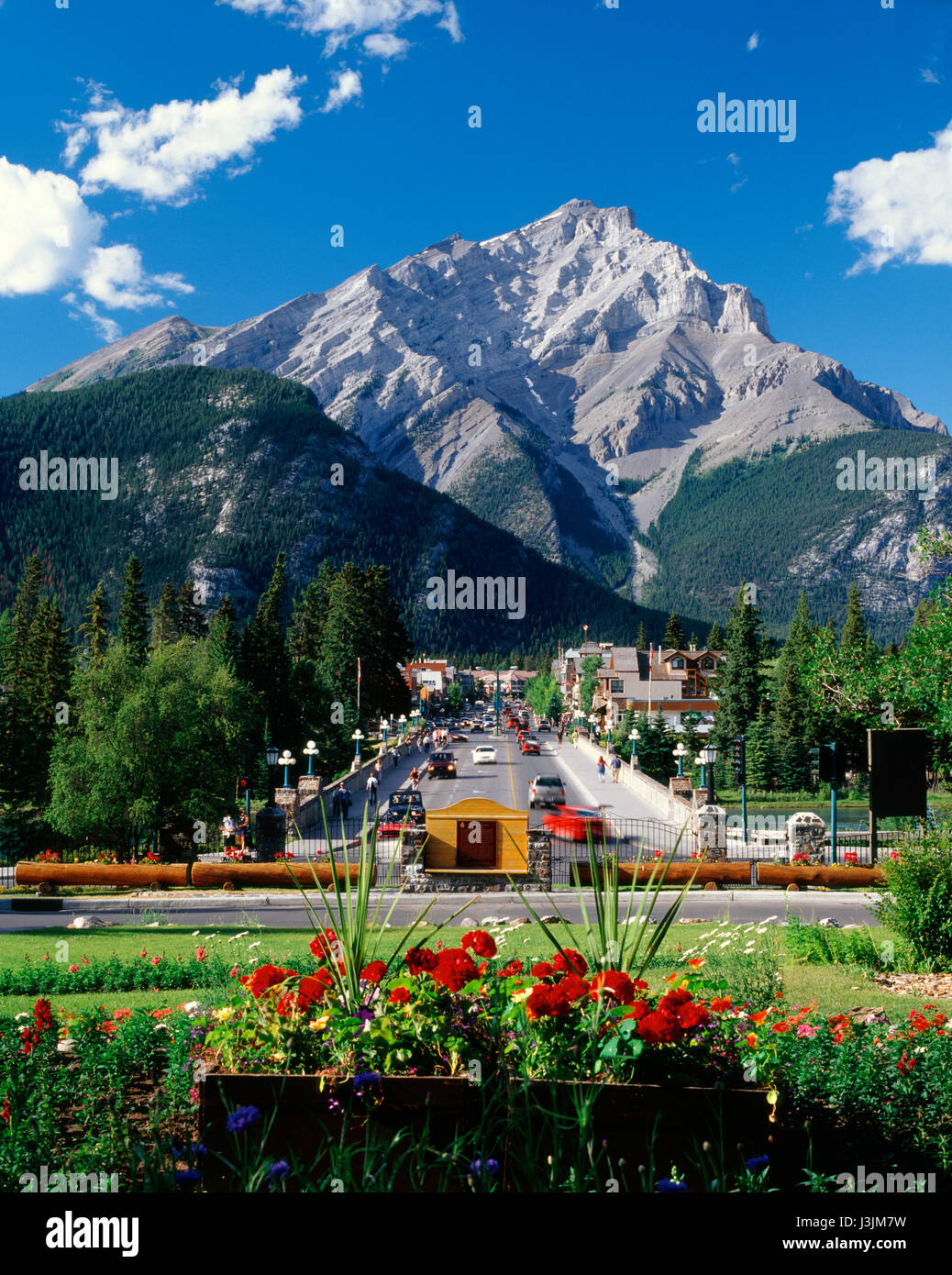 Banff city, Alberta, Canada Stock Photo - Alamy