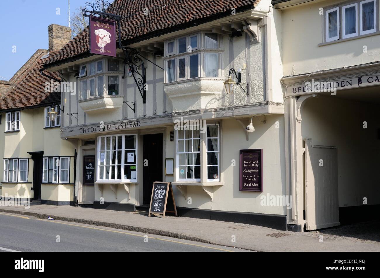 The Old Bulls Head, , Ware, Hertfordshire Stock Photo - Alamy