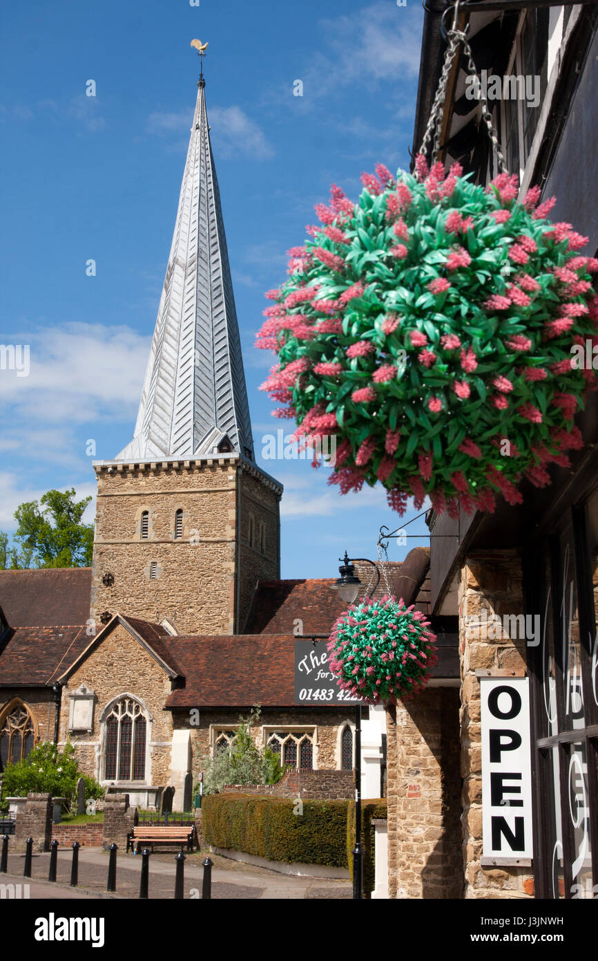 Godalming church england surrey hi-res stock photography and images - Alamy