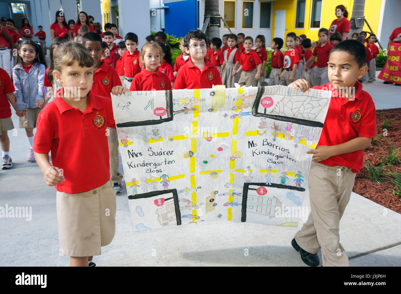 Miami Florida,Spanish Lake Elementary School,International Walk to ...