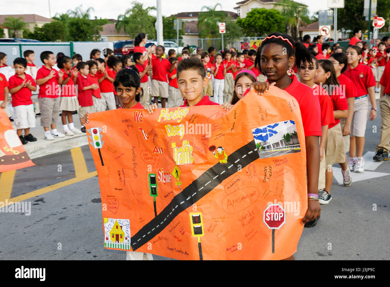Miami Florida,Spanish Lake Elementary School,International Walk to ...