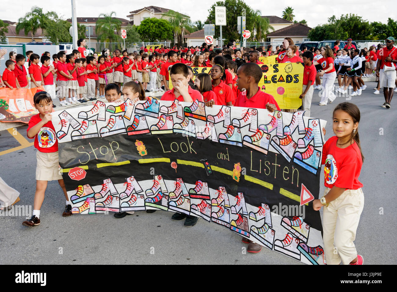 Miami Florida,Spanish Lake Elementary School,International Walk to ...