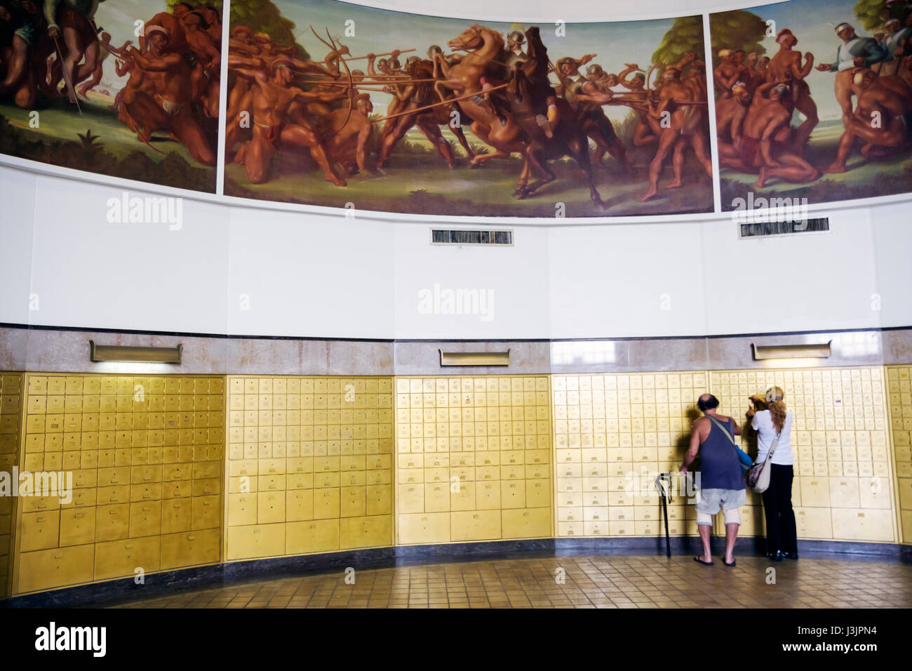 Miami Beach Florida,Washington Avenue,rotunda,Depression Moderne ...