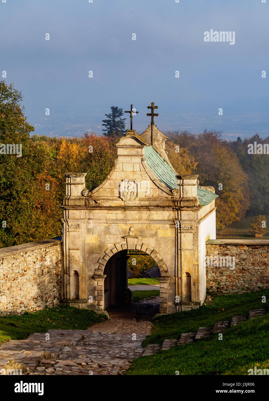 Poland, Swietokrzyskie Voivodeship, Swietokrzyskie Mountains, Lysa Gora ...