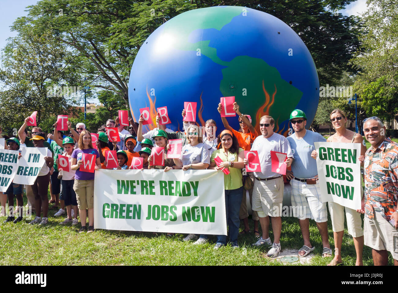 Miami Florida,Coconut Grove,Peacock Park,Clean Energy Rally,Green ...