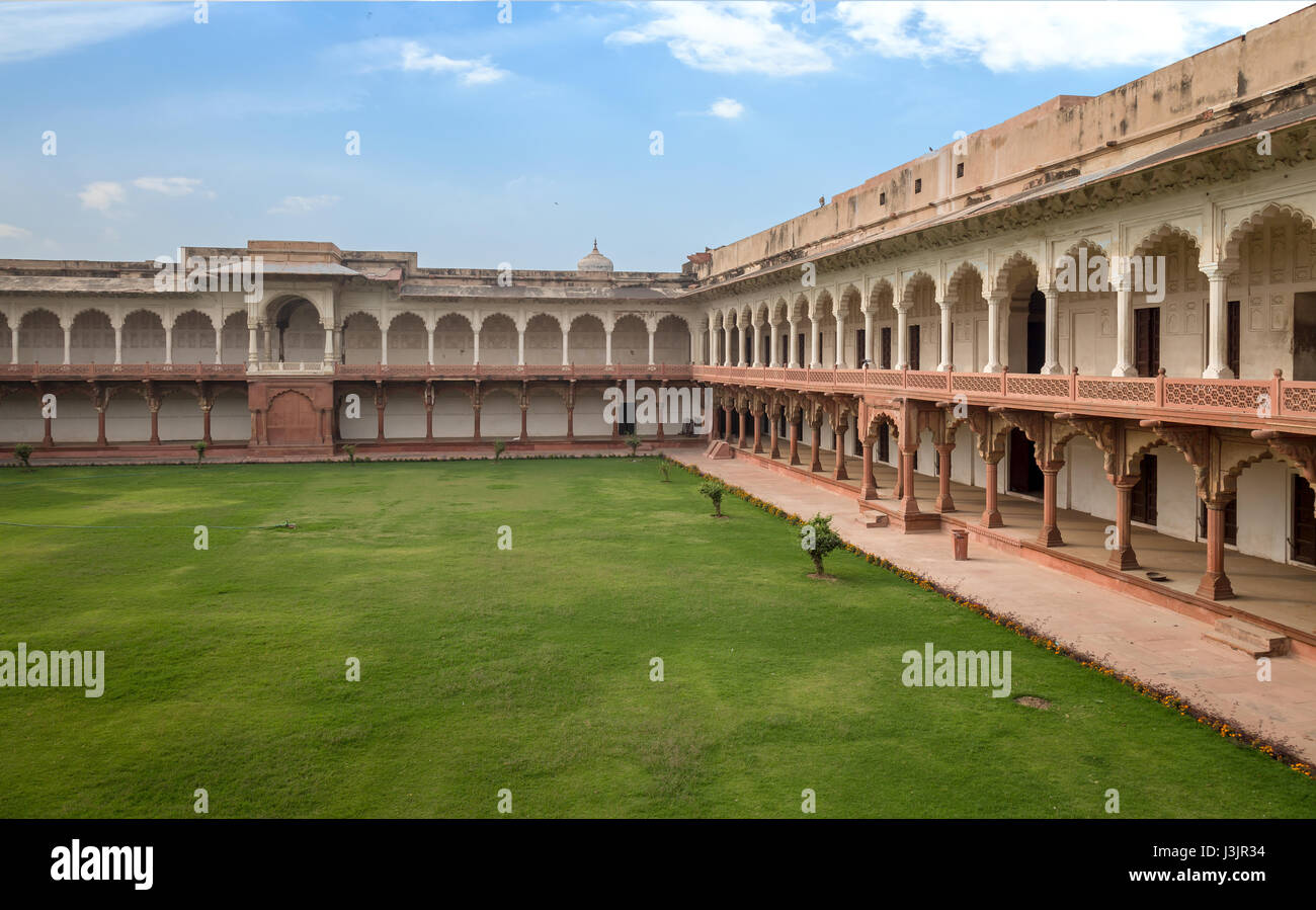 Agra Fort or Red Fort Agra is historical fort city built with red ...