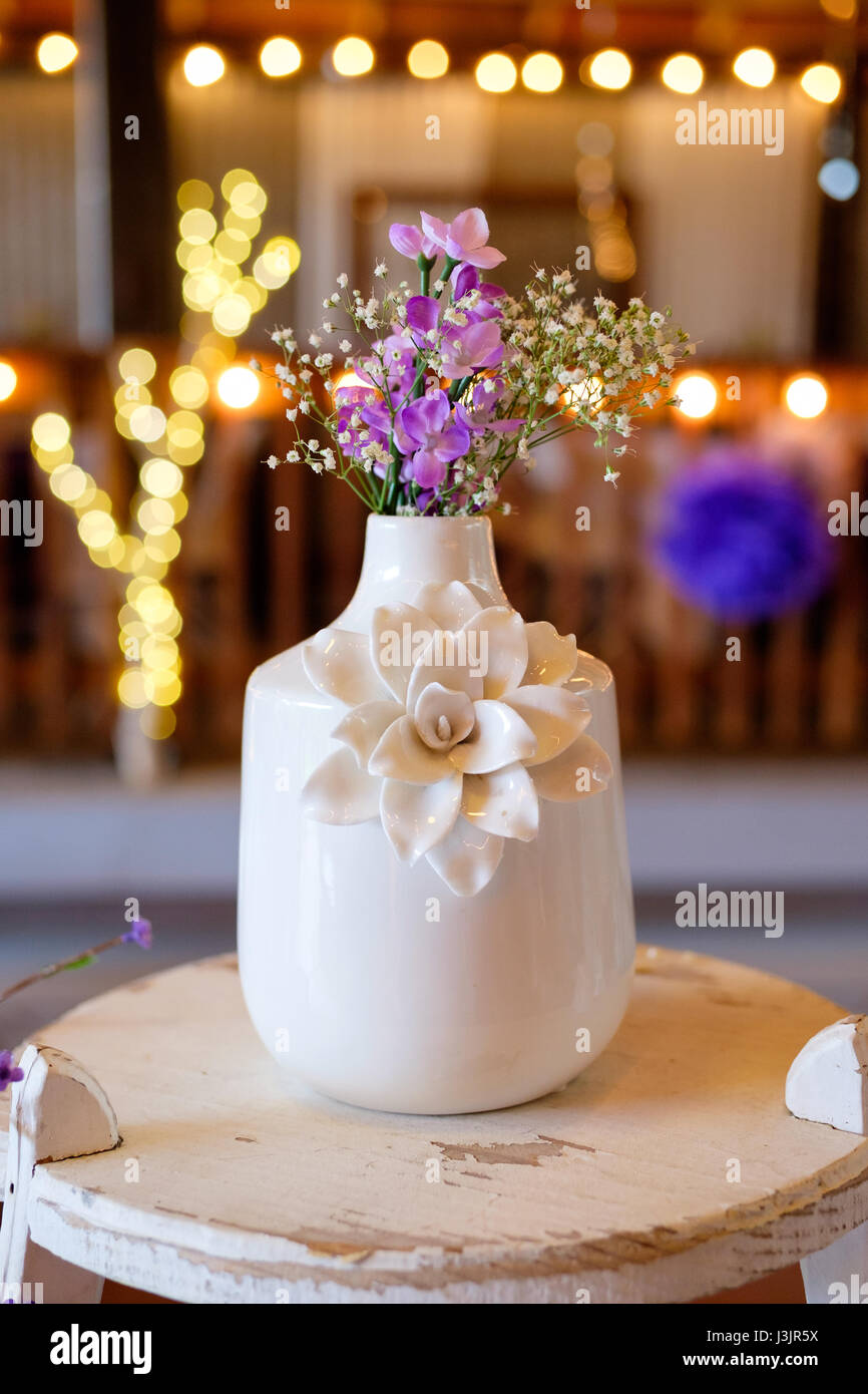 Wedding Reception Flowers Stock Photo - Alamy