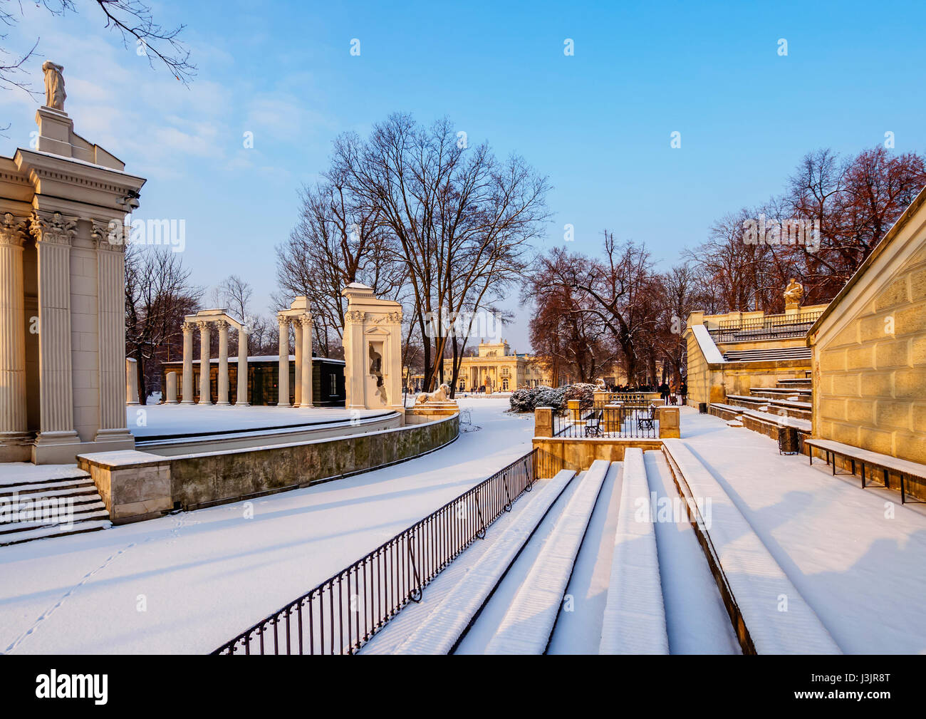 Lazienki warsaw winter hi-res stock photography and images - Alamy