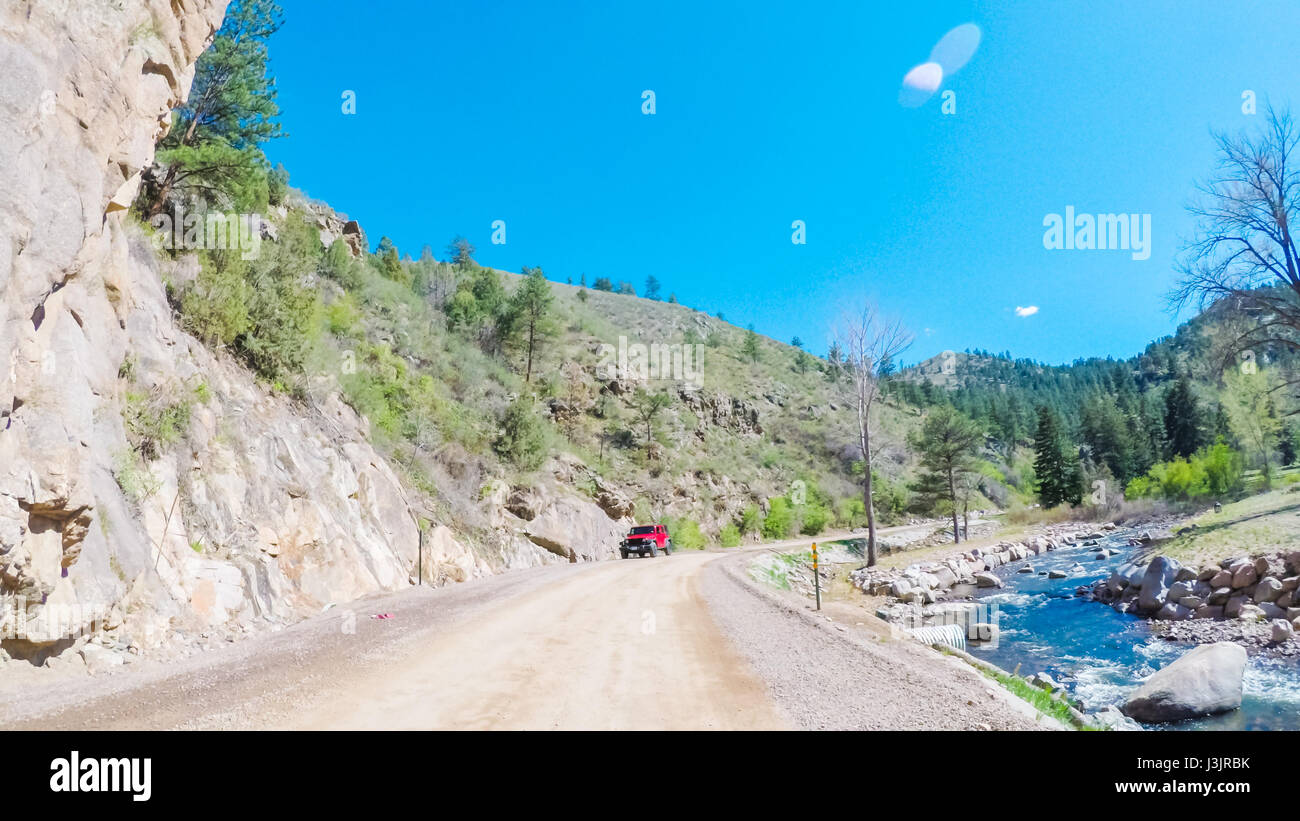 Car driving pov off road hi-res stock photography and images - Alamy