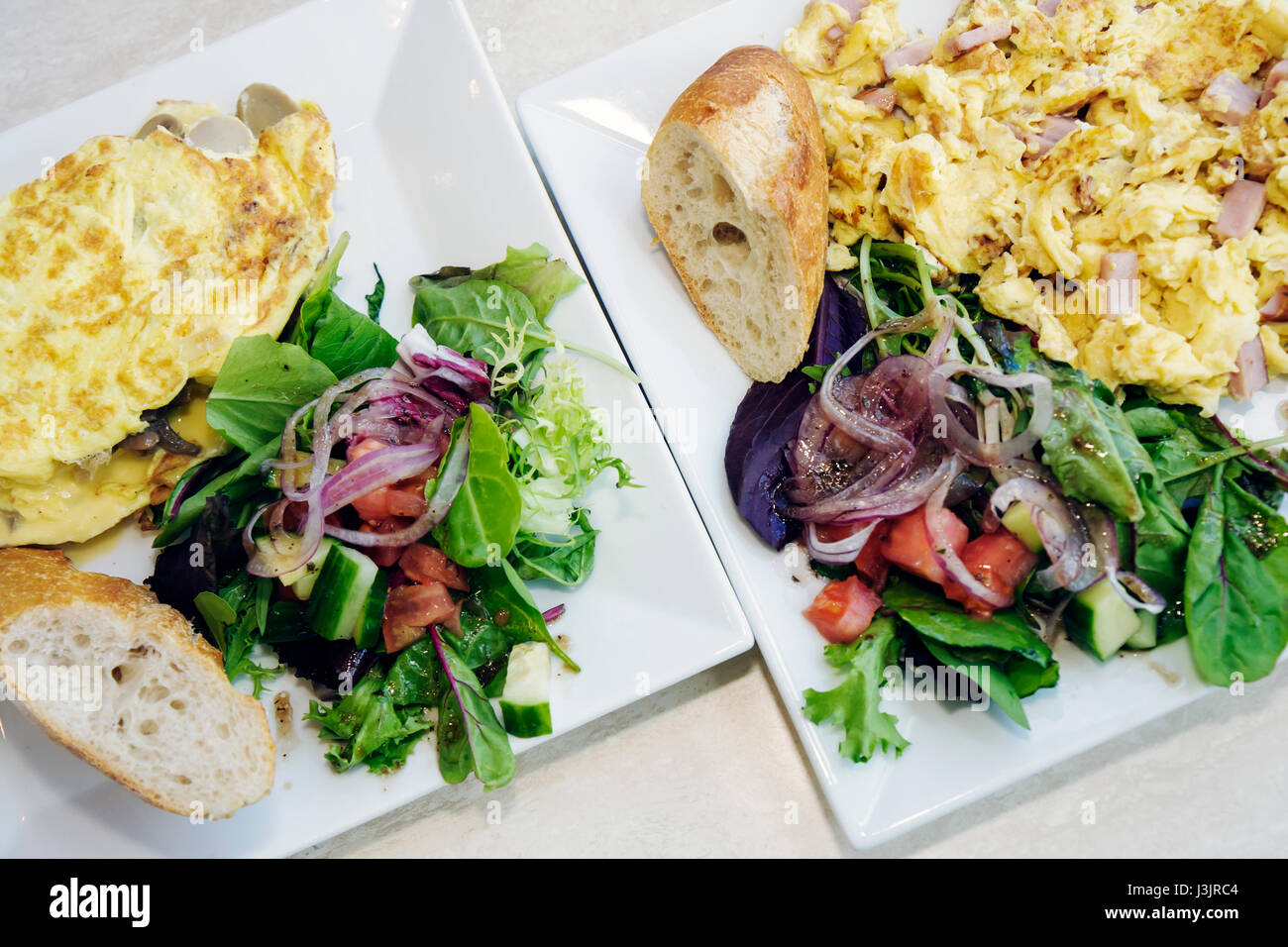 Omelet in french restaurant hi-res stock photography and images - Alamy