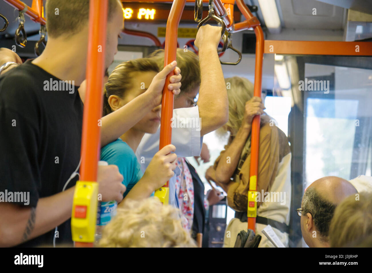 Public transportation south beach local hi-res stock photography and ...