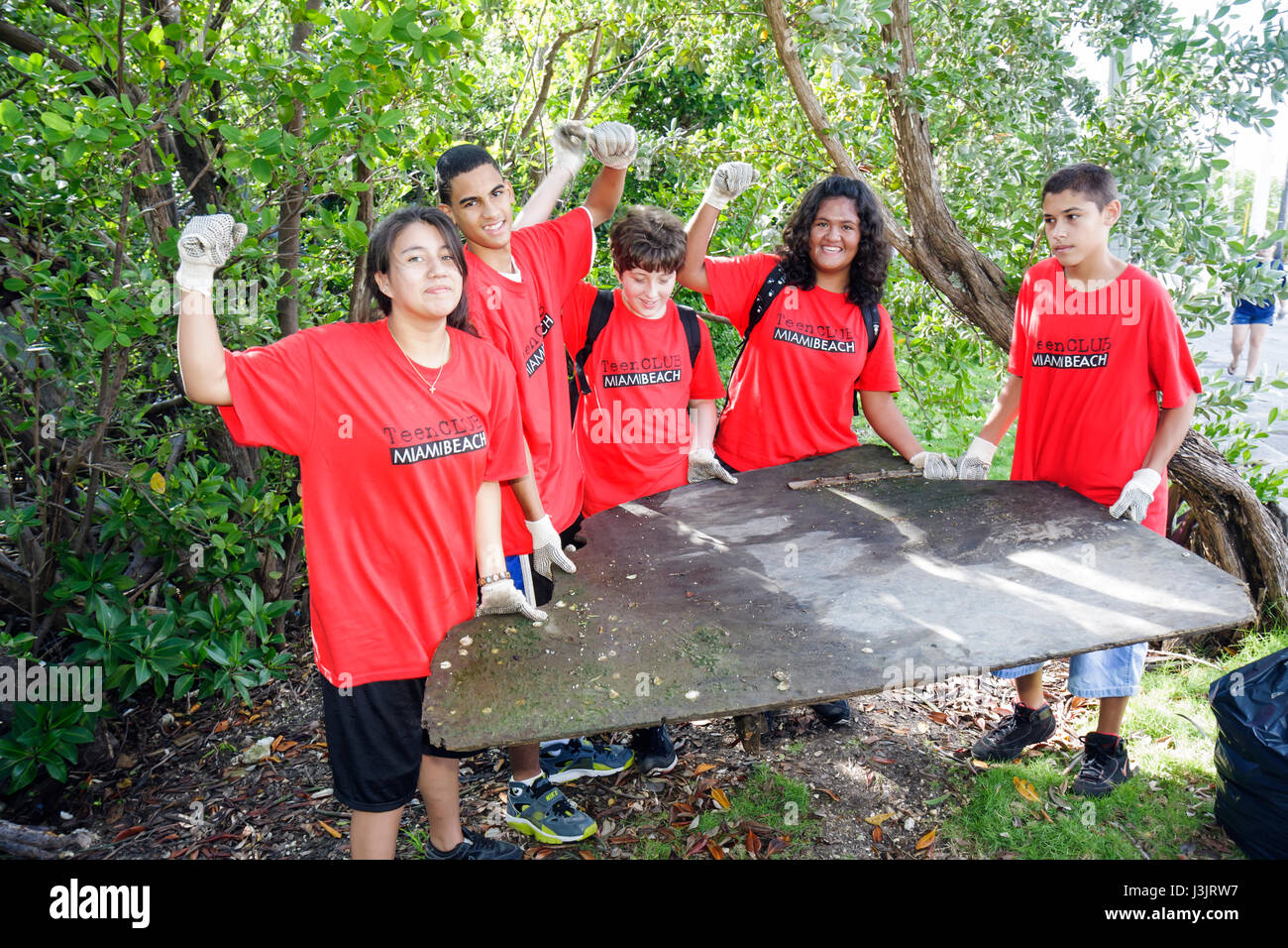 Miami Beach Florida,Tatum cleanup,clean up,Teen Job Corps,ECOMB ...
