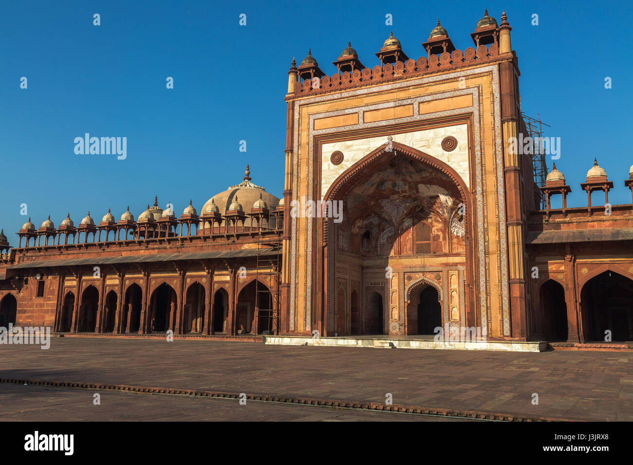 Jama Masjid a historic Mughal India architecture mosque at Fatehpur ...