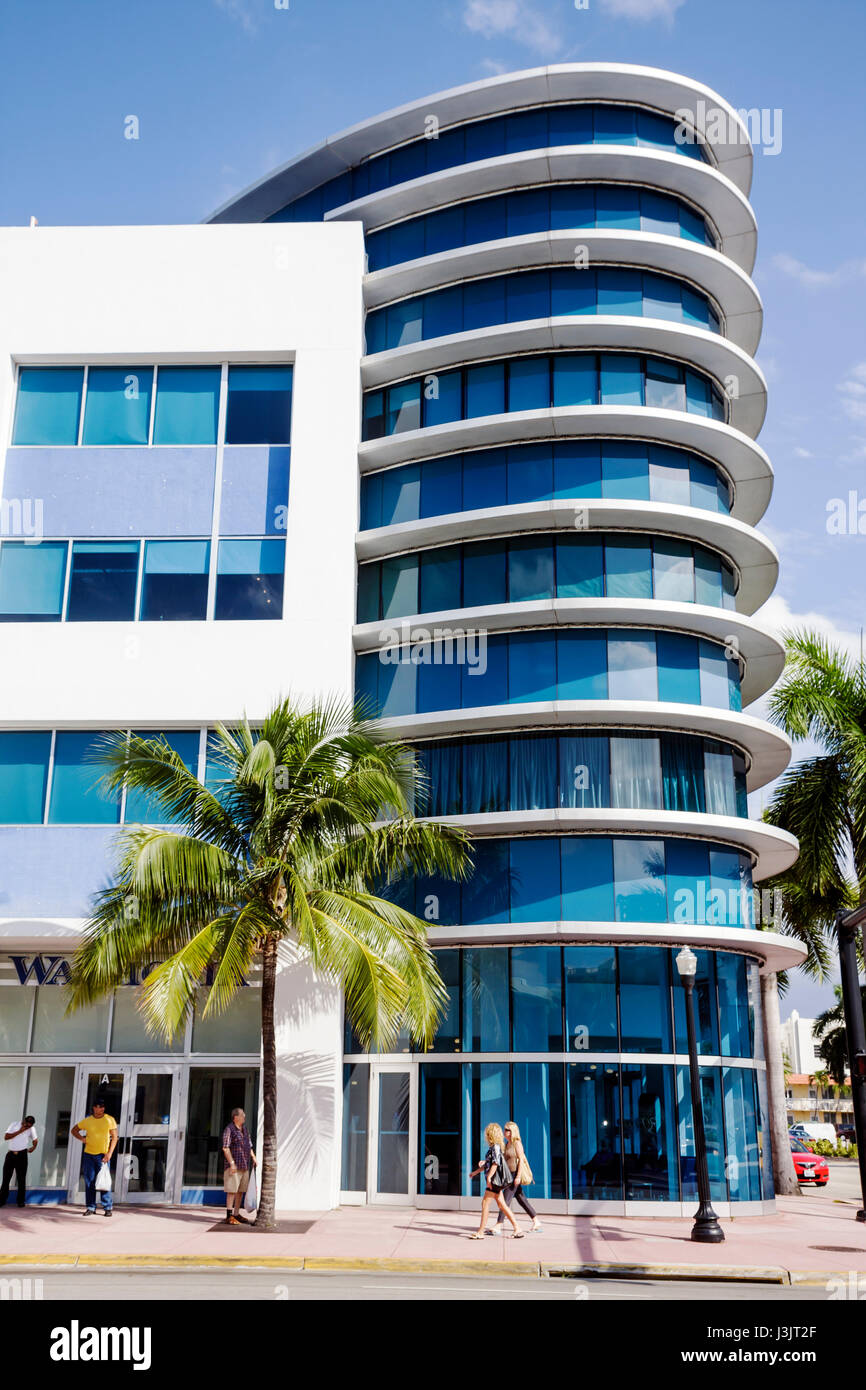 Miami Beach Florida,Washington Avenue,office building,modern ...
