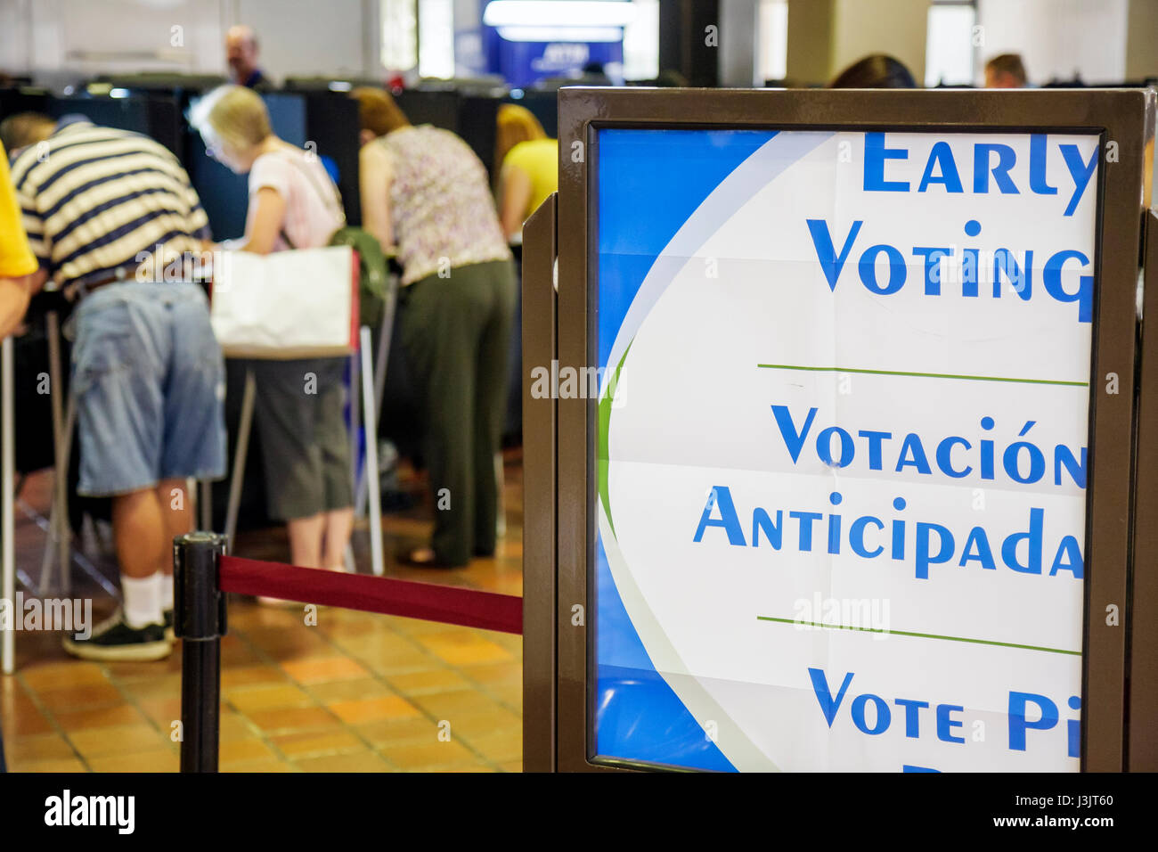 Miami Florida,Stephen P. Clark Government Center,centre,early voting ...