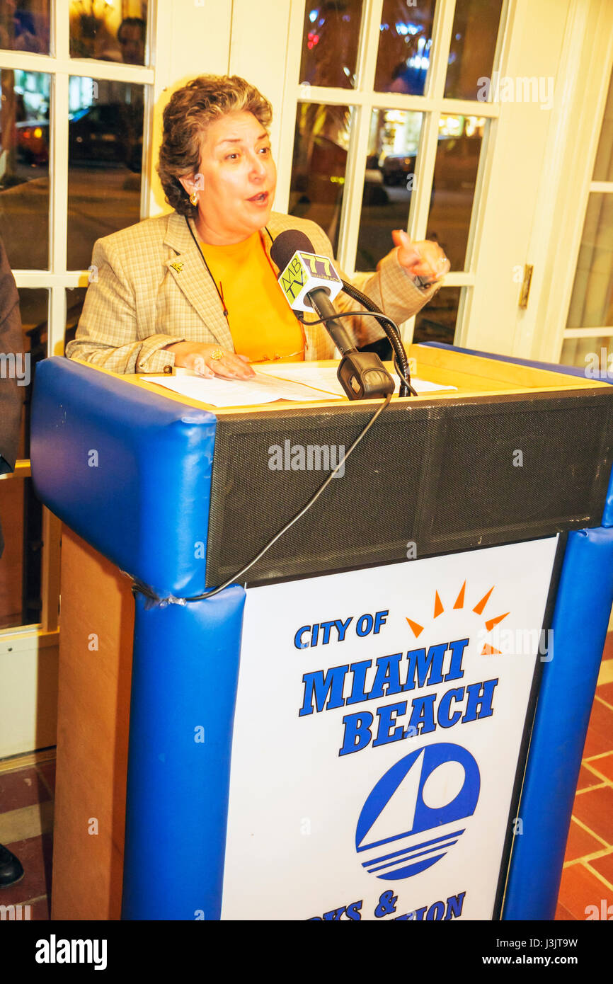 Miami Beach Florida,Washington Avenue,historic City Hall Reopening ...