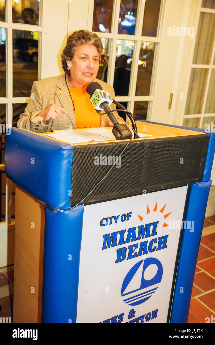 Miami Beach Florida,Washington Avenue,historic City Hall Reopening ...